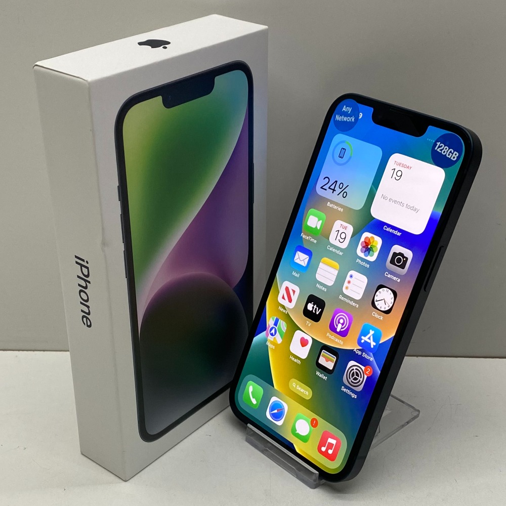 Pre-owned Apple iPhone 14 Unlocked Model A2882 128GB Midnight Boxed ...